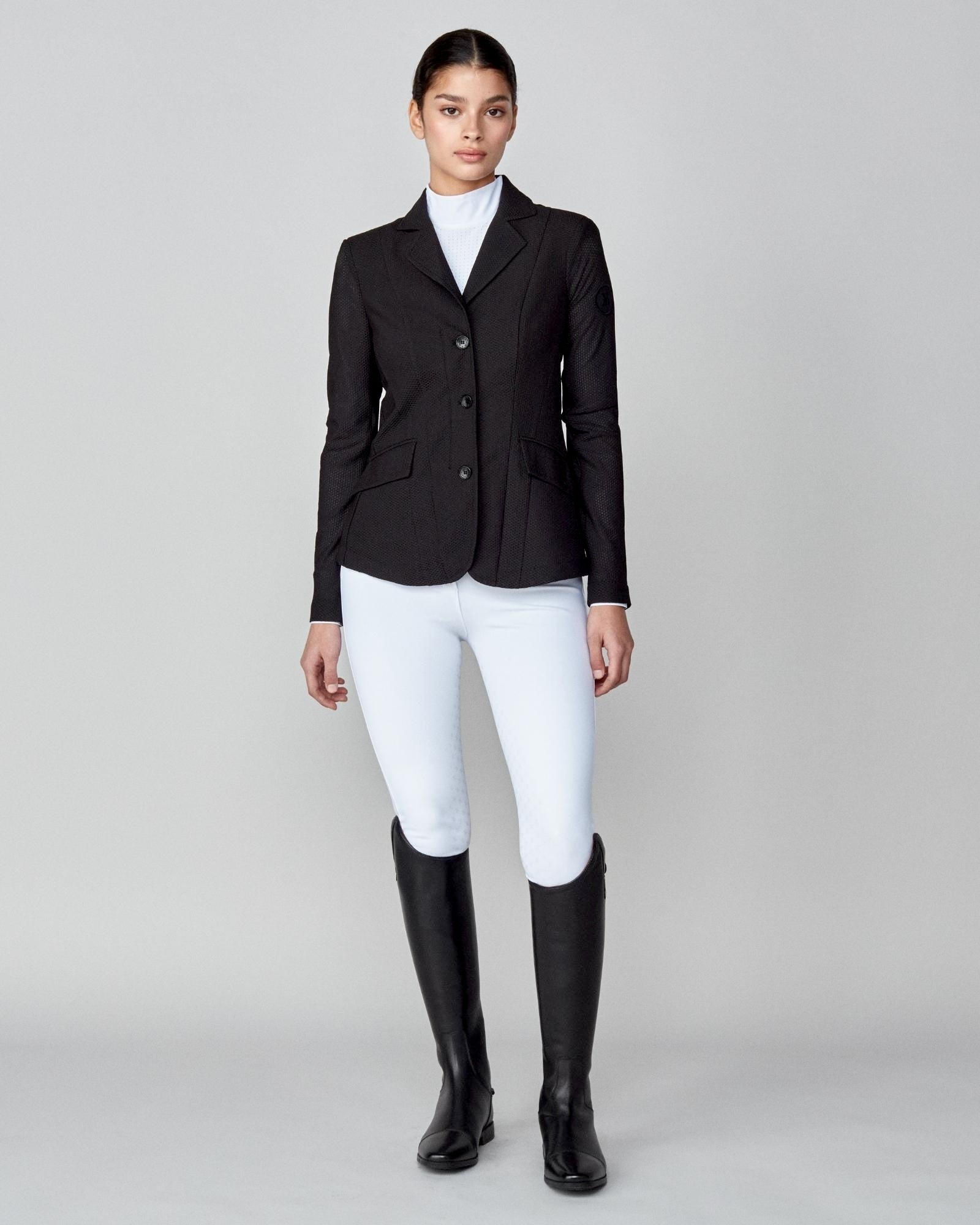 YAGYA | Mesh Show Jacket in Black | C.L.K Equestrian